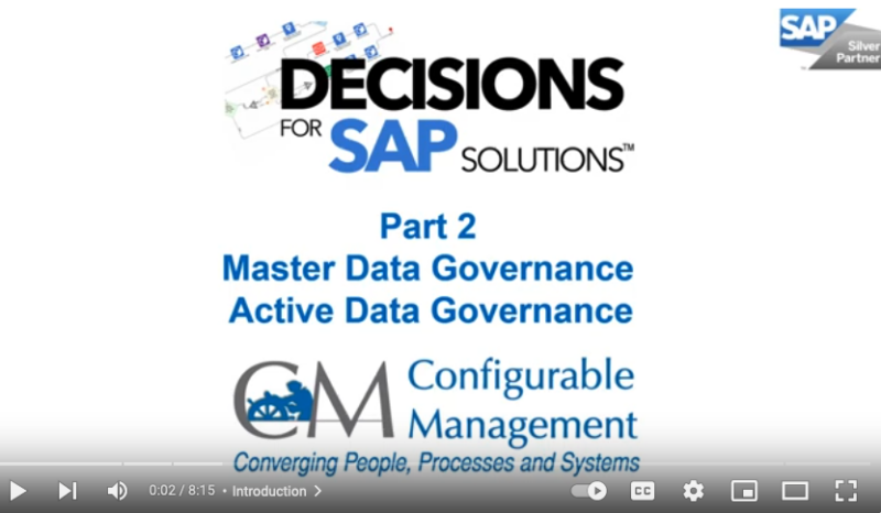 SAP Master Data Governance - SAPinsider