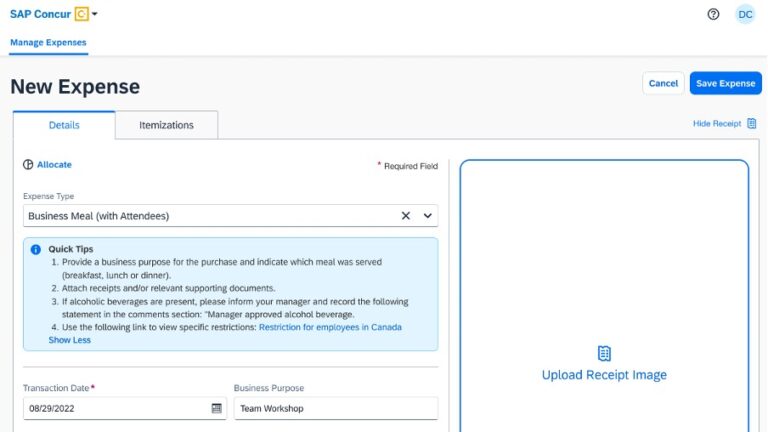 Reflecting Customer Wishes: Launch of Improved SAP Concur Expense Feature